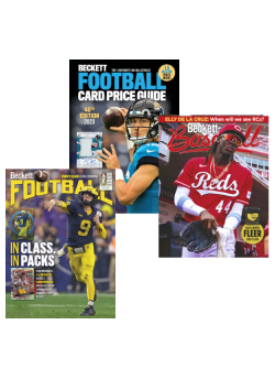 1-year Print Subscription To Beckett Football And Baseball + 2023 